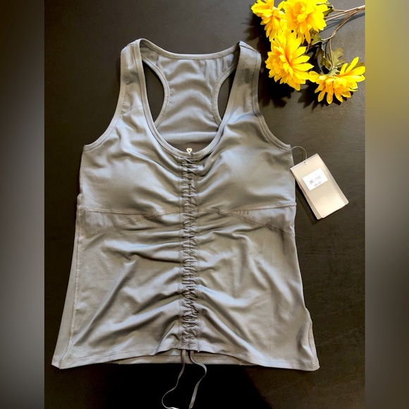 Colosseum | Tops | Nwt Colosseum Gray Razorback Adjustable Bra Tank Gym ...